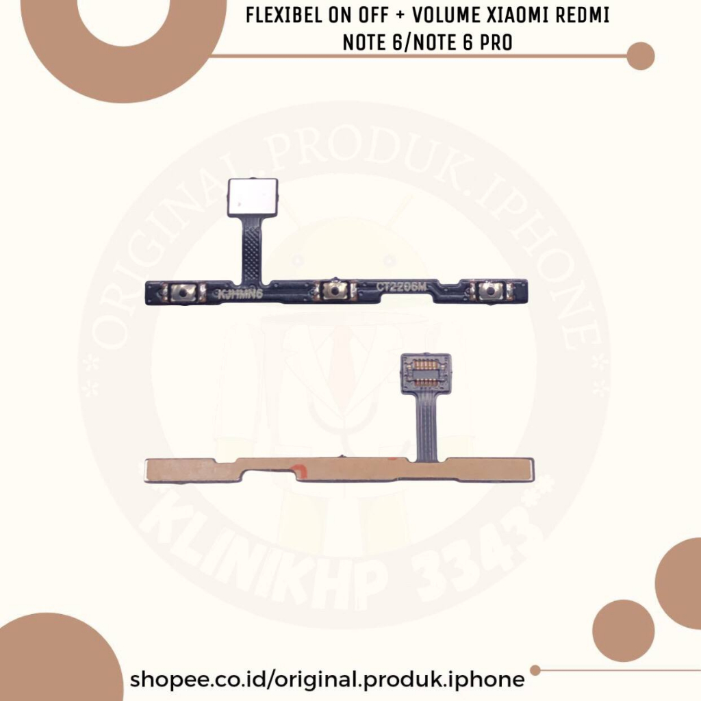 Jual FLEXIBEL ON OFF + VOLUME XIAOMI REDMI NOTE 6/NOTE 6 PRO NEW | Shopee Indonesia