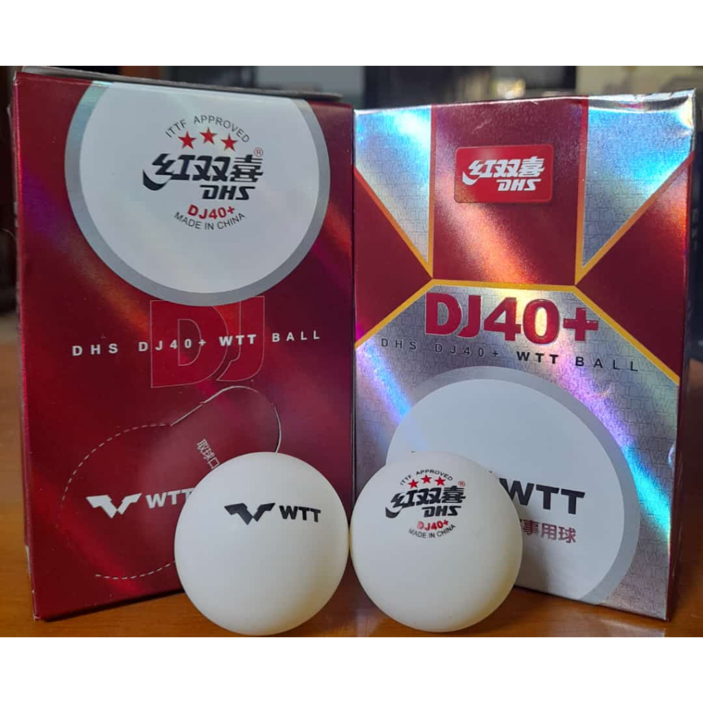 Jual Bola DHS WTT DJ40+ Tenis Meja Pingpong Ping Pong World Table Tennis | Shopee Indonesia