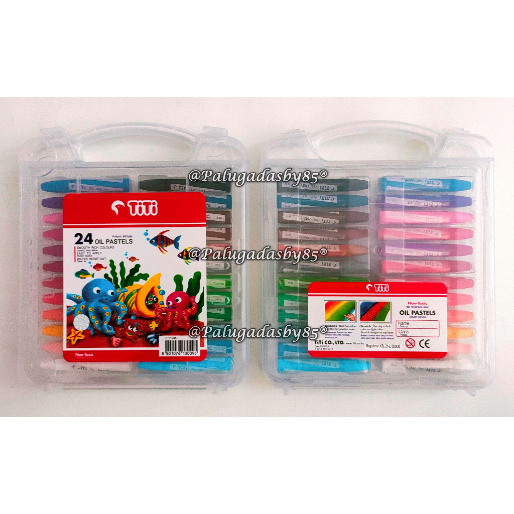 Jual (1 Set Isi 24 Warna) GROSIR Crayon TITI TI-P-24S 24 Warna / Titi ...