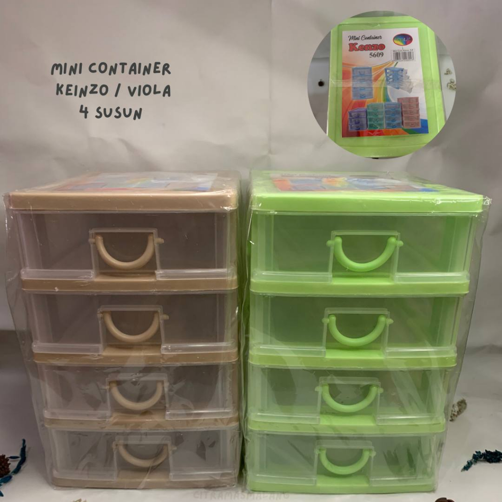 Jual RAK PLASTIK / LACI PLASTIK / CONTAINER PLASTIK KENZO VIOLA 3 - 4 ...