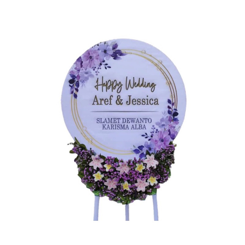 Jual Bunga Krans Bulat | Krans Berduka Cita | Standing Krans | Karangan ...