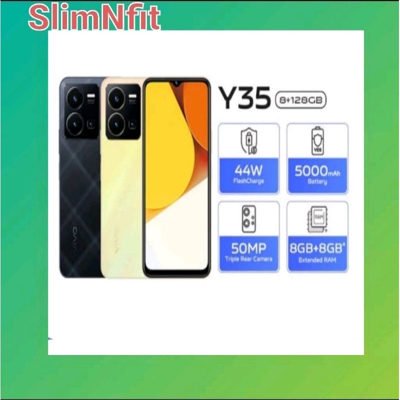 Jual VIVO Y35 RAM 8+8/128 Garansi Resmi | Shopee Indonesia