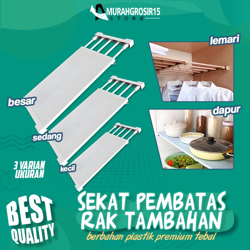 Jual Sekat Lemari Fleksibel | Sekat Lemari Pakaian | Sekat Kulkas ...