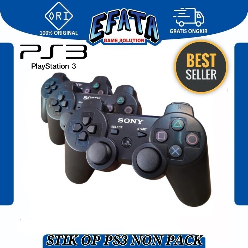 Jual Stik Stick Ps3 Ori pabrik - Hitam | Shopee Indonesia