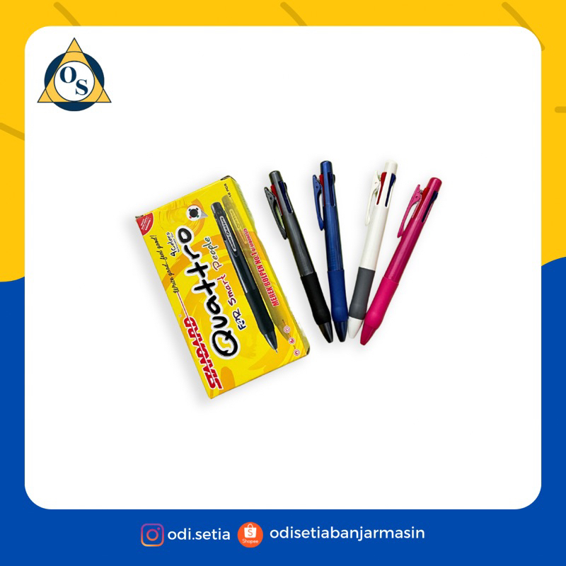 Jual PULPEN STANDARD QUATTRO MIX 4 WARNA 0,5mm | Shopee Indonesia
