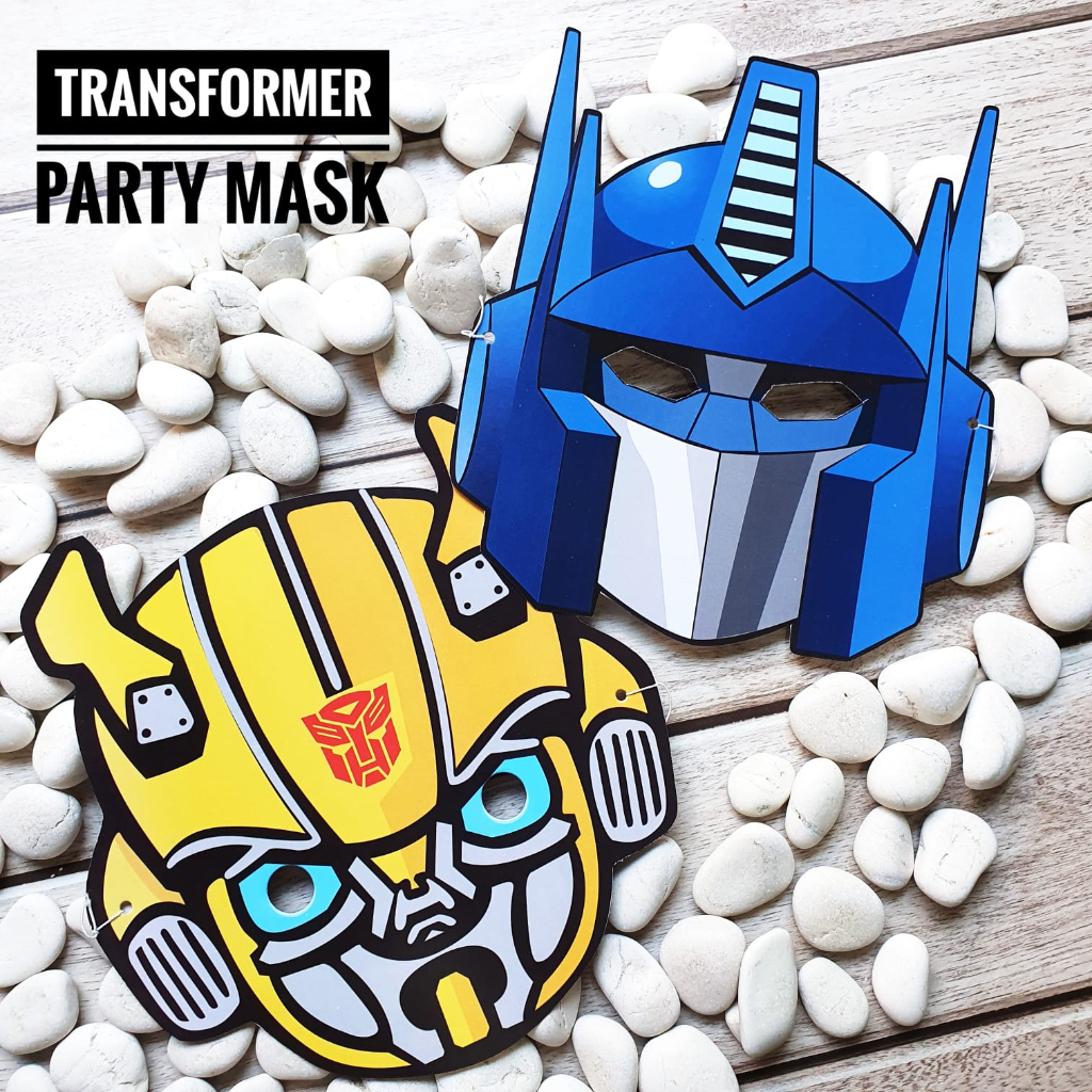 Jual Transformers Topeng Pesta Mask Birthday Aksesoris Ulang Tahun ...