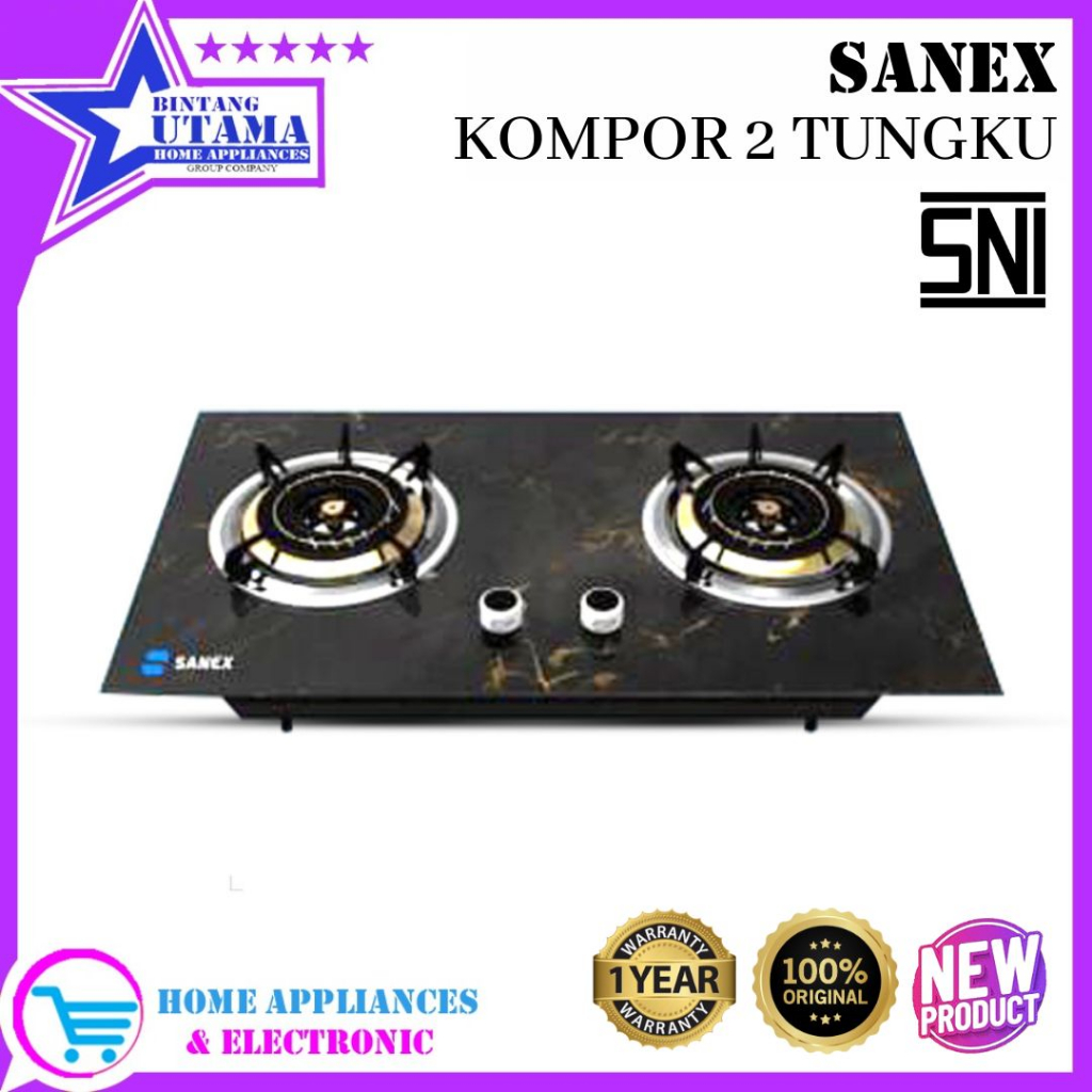 Jual (COD) SANEX KOMPOR TANAM SN-KT201 / SN-KT301 / SN KT201 (2 / 3 TUNGKU) GARANSI RESMI ...