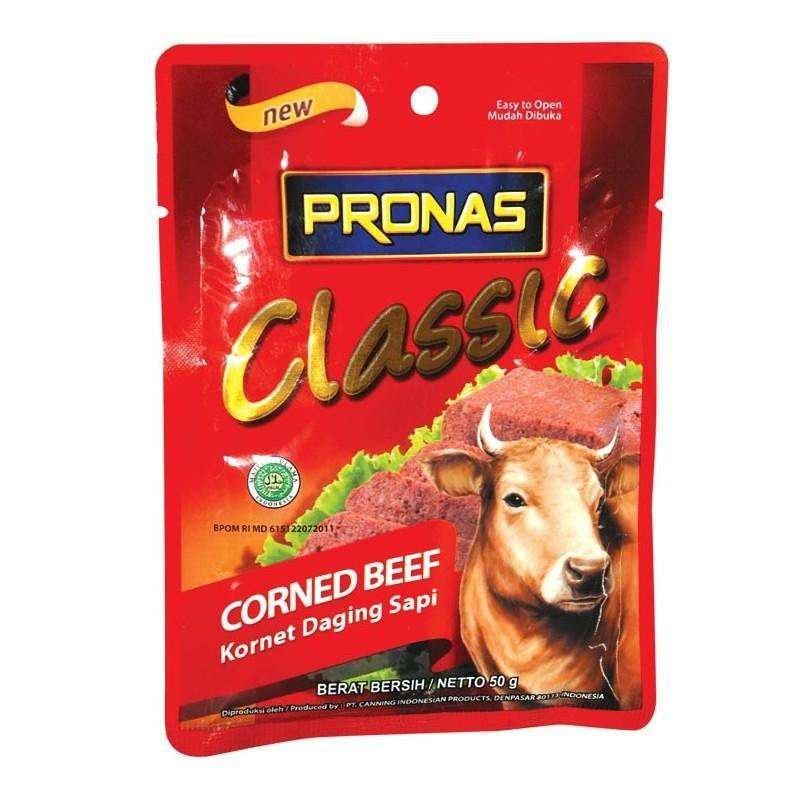 Jual PRONAS Classic Corned Beef Kornet Daging Sapi Original 50 gr ...