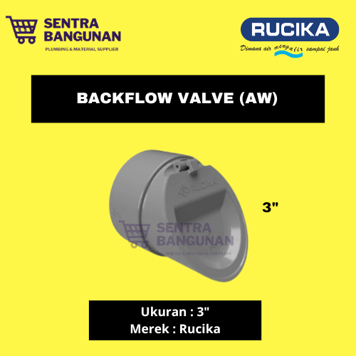 Jual BACKFLOW VALVE RUCIKA 3 INCH / TUTUP DRAINASE / TUTUP GOT RUCIKA ...
