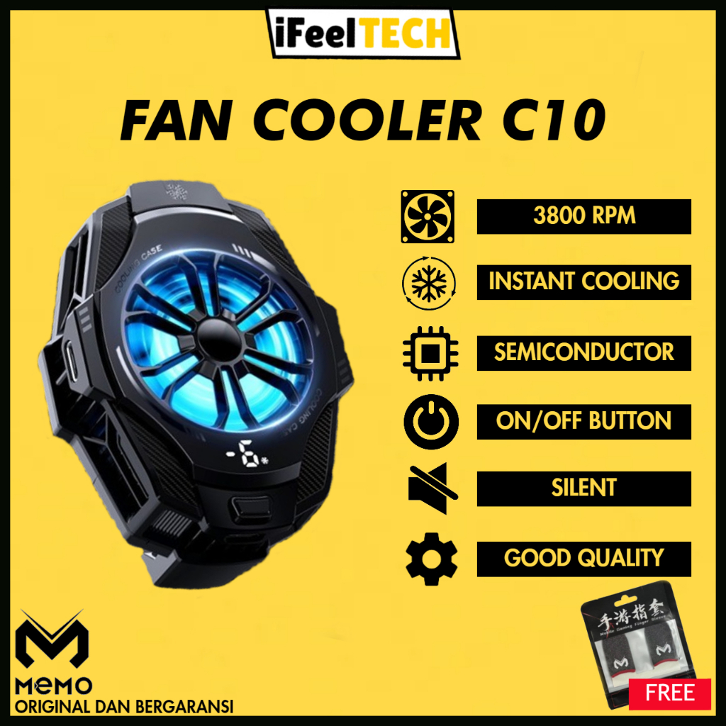 Jual iFeelTech - C10 Pendingin hp Gaming Cooler HP Mobile Phone Cooler ...
