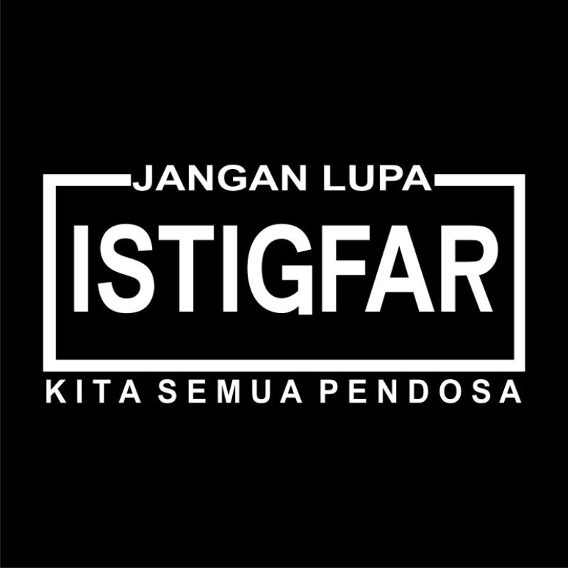 Jual Sticker Islami istigfar motor | Shopee Indonesia