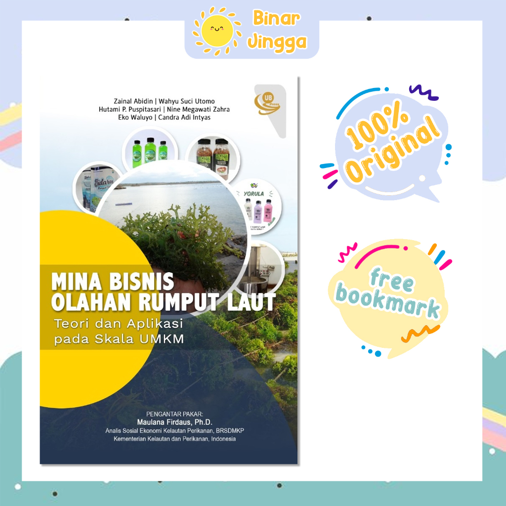Jual Buku Mina Bisnis Olahan Rumput Laut: Teori dan Aplikasi pada Skala ...
