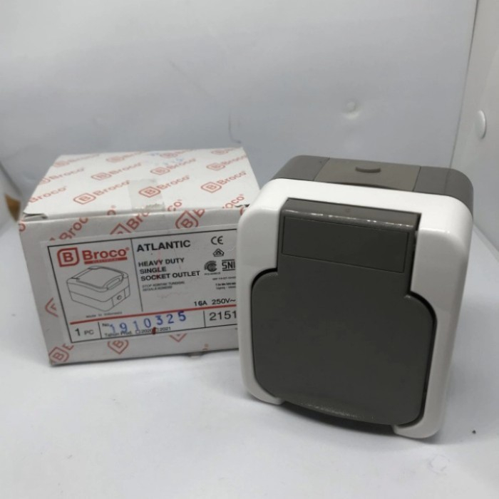 Jual BROCO Atlantic Stop Kontak Outdoor Outbow 2151 | Shopee Indonesia