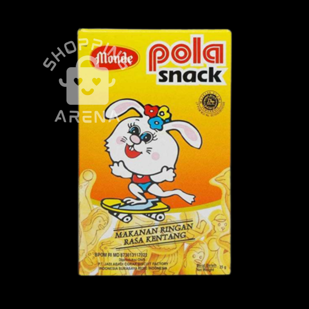 Jual Pola Snack Mini Monde Biskuit Rasa Kentang 25gr Cemilan Camilan ...
