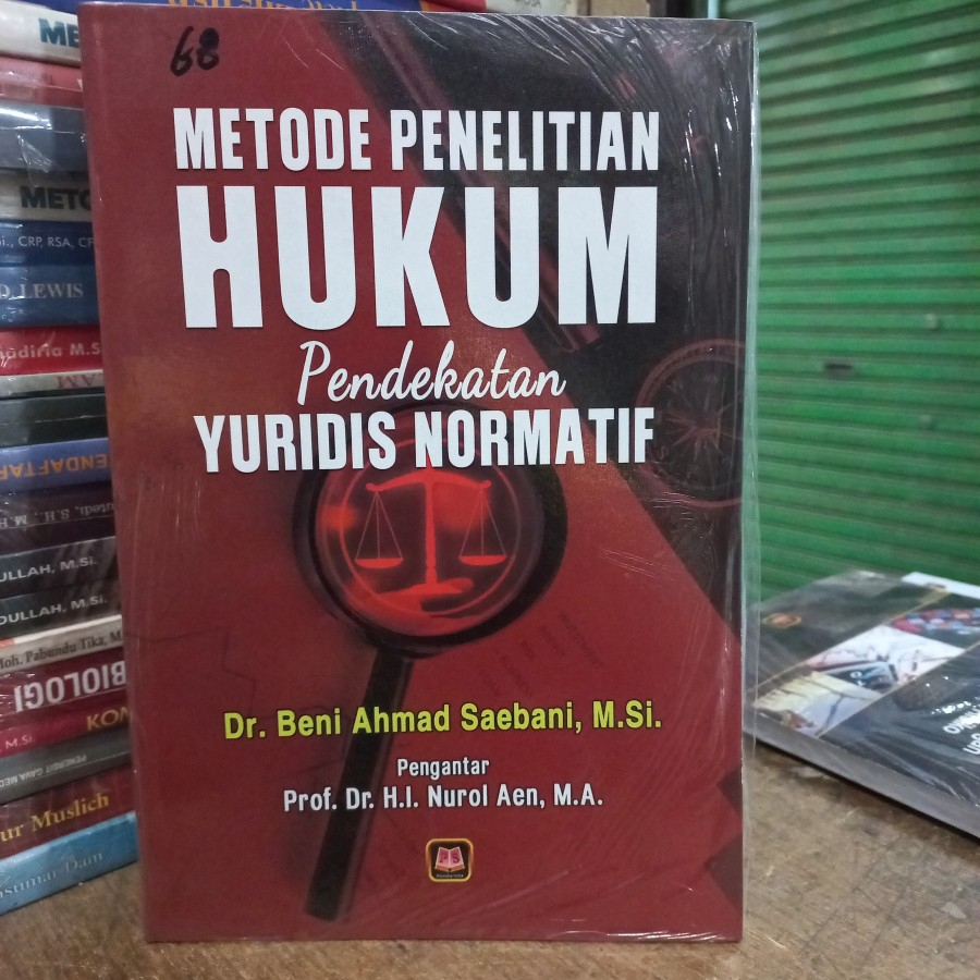 Jual Buku Metode Penelitian Hukum Pendekatan Yuridis Normatif - Dr ...