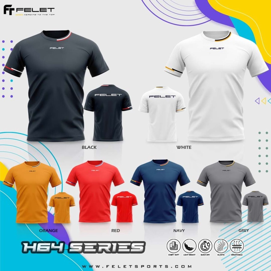 Jual Baju Felet Badminton H 64 / H-64 Uero | Shopee Indonesia