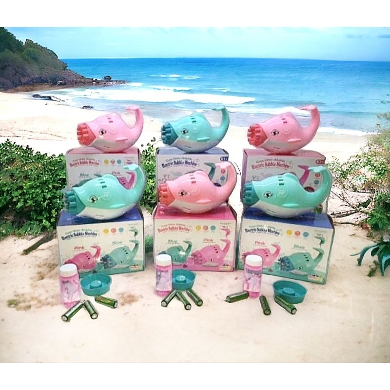Jual Mainan Gatling Bubble Machine Gun Dolphin | Shopee Indonesia