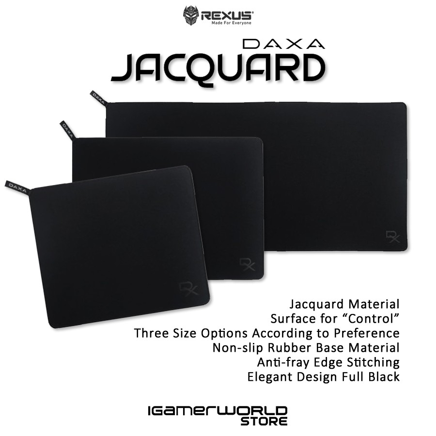 Jual Rexus Daxa Jacquard Control Gaming Mousepad | Shopee Indonesia