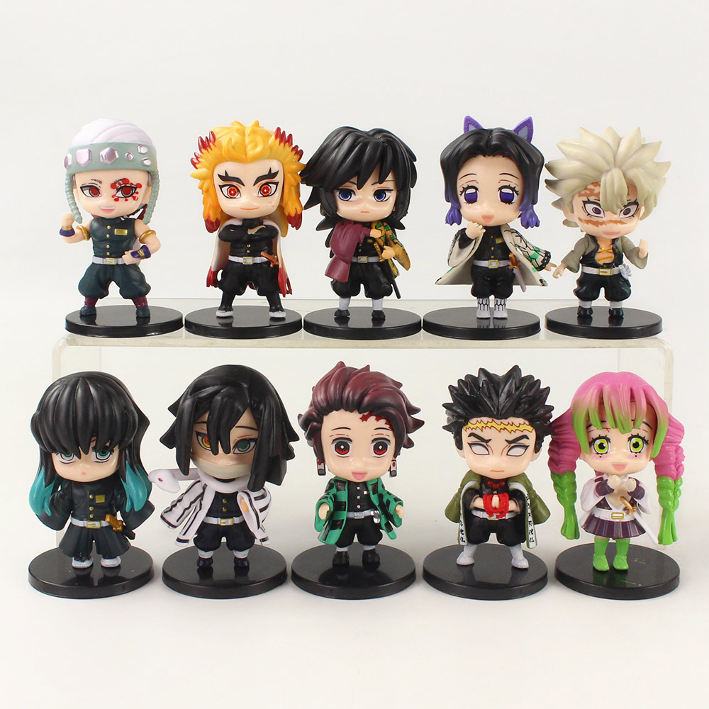 Jual Figure Demon slayer Kimetsu no yaiba Koncho Set 5 pcs | Shopee ...