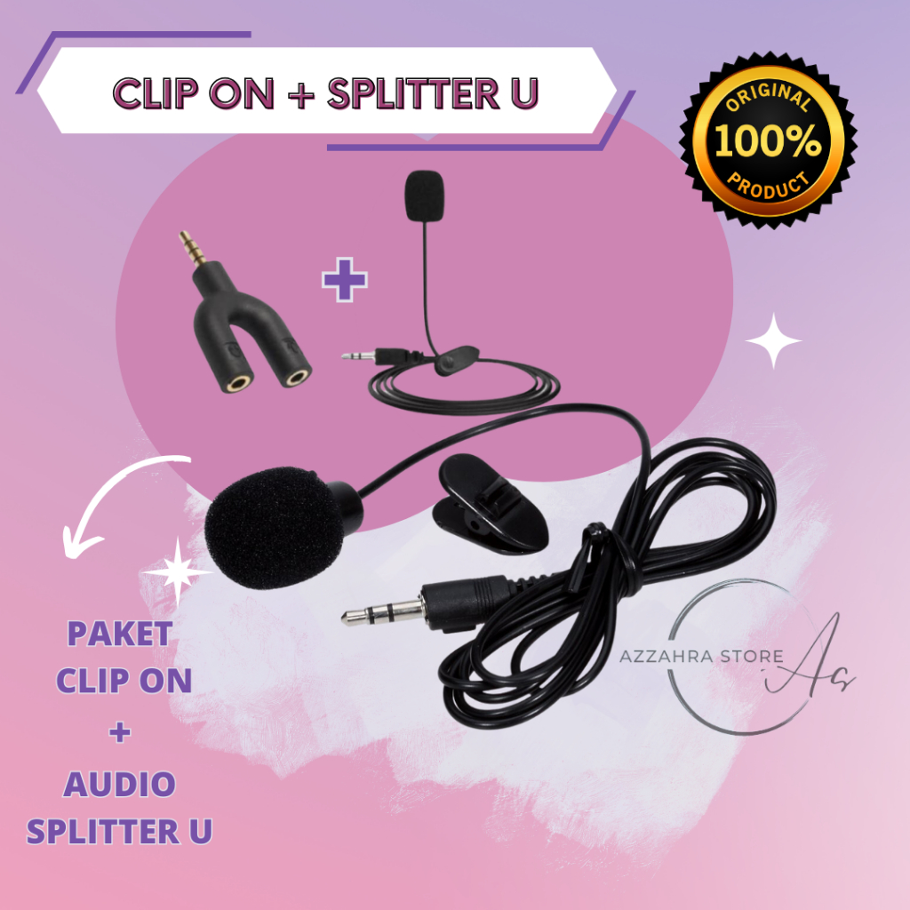Jual Paket Rekam Clip on dan Spliter Murah Best Seller Full Set Paket ...