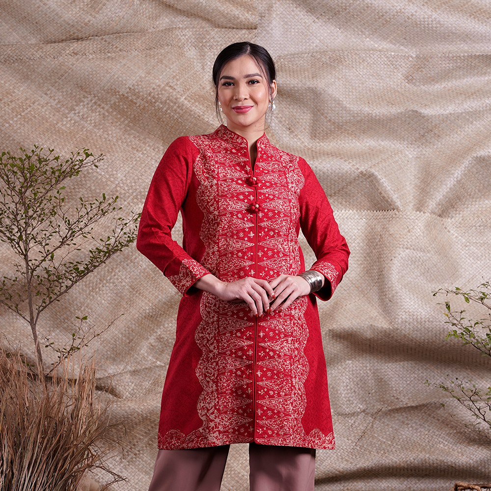Jual NONA RARA - Kinanti Dobi D0425, Baju Batik Kasual Modern | Shopee ...