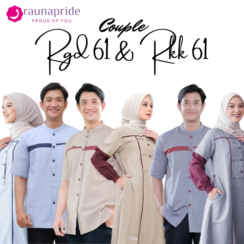 Jual Rauna Couple / RGD-61 / RKK-61 / Fashion Muslim | Shopee Indonesia