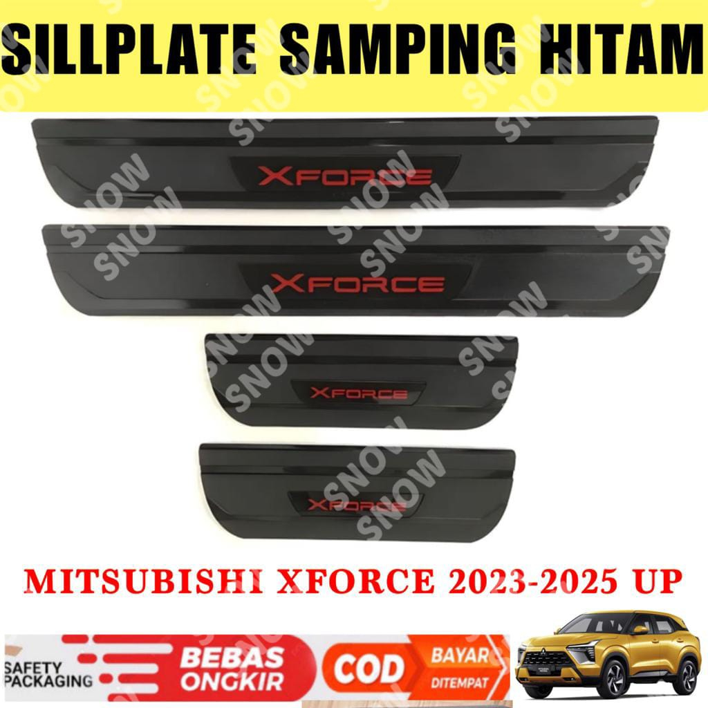 Jual Sillplate Samping Mitsubishi Xforce 2023 2024 2025 up Hitam | Shopee Indonesia