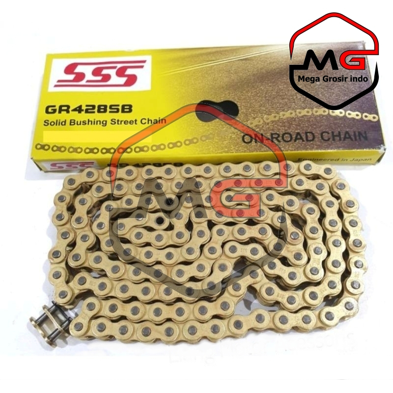 Jual ( BISA BAYAR DI TEMPAT ) RANTAI MOTOR ORIGINAL SSS 428 110L 428SB ...