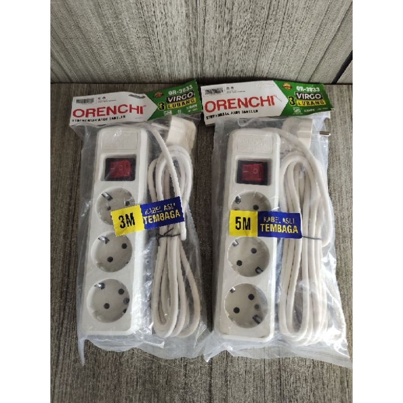 Jual KABEL OLOR ORENCHI 3 LUBANG 3 METER/5METER | Shopee Indonesia