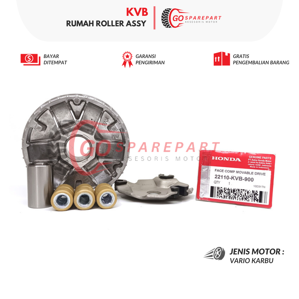 Jual (HONDA) KVB RUMAH ROLLER ASSY VARIO KARBU / VARIO 110 CW / VARIO ...