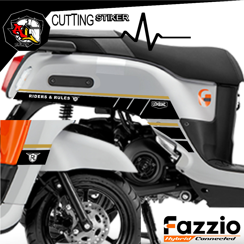 Jual STICKER CUTTING FAZZIO/SCF.400/STRIPING FAZZIO SIMPEL/STIKER LOGO ...