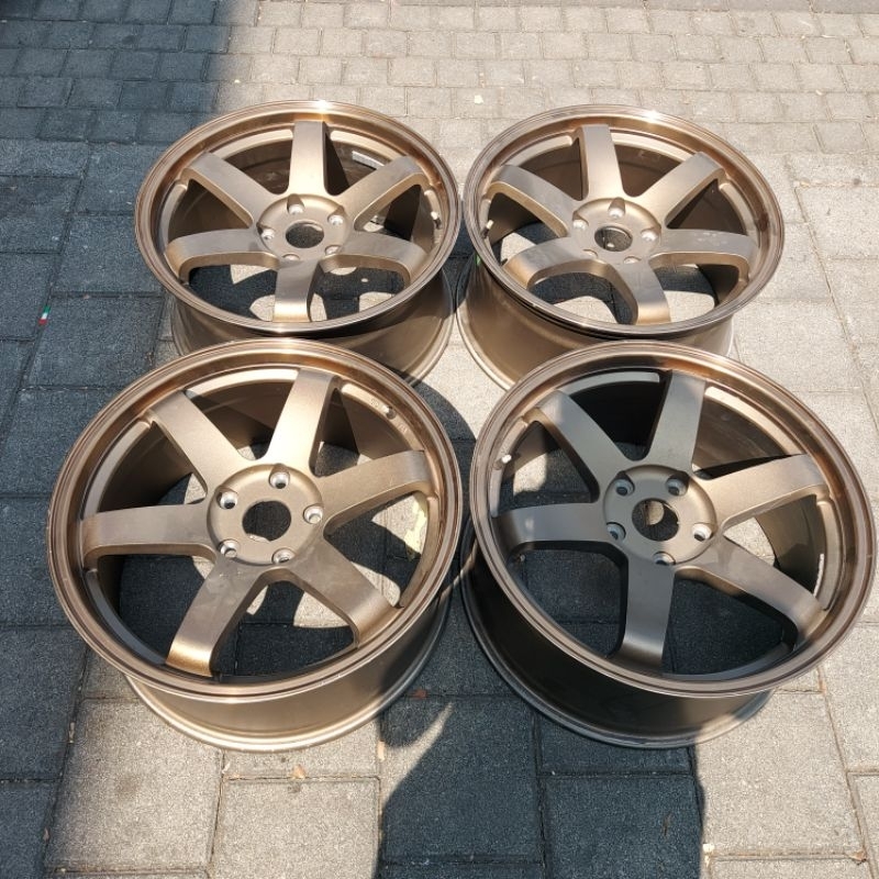 Jual Velg BMW TE37 SL Ring 18 Supercopy. Lebar 8.5. Et 35. Pcd 5x120. For BMW E36, E46, E90 ...