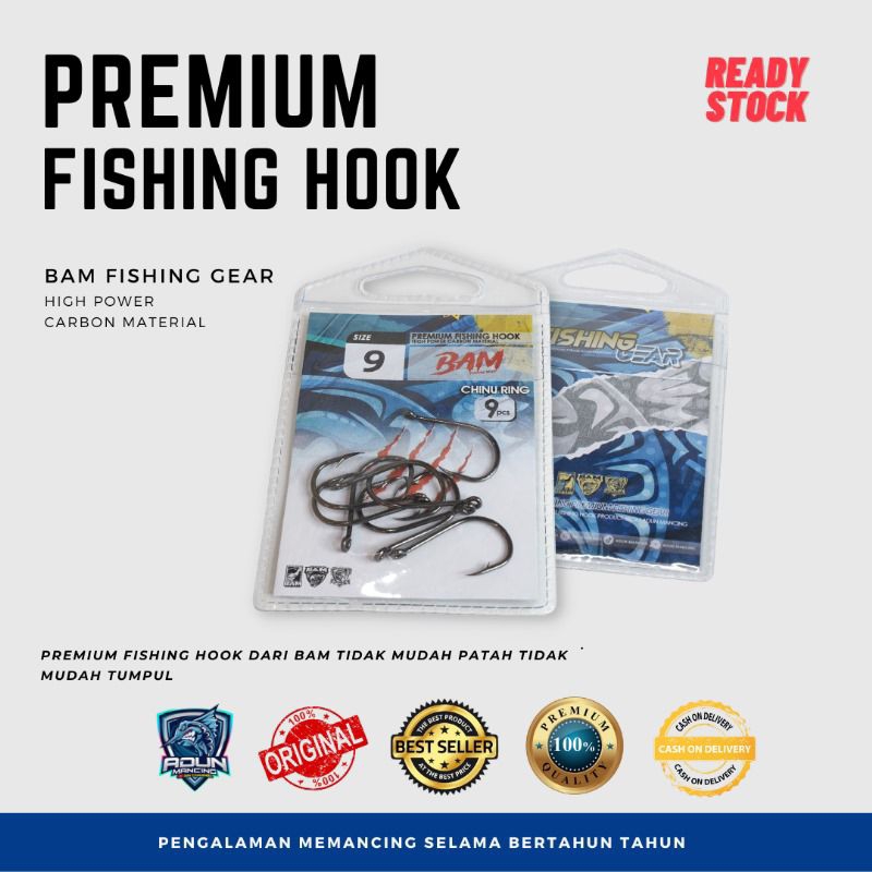 Jual Kail Pancing Premium Fishing Hook | Shopee Indonesia