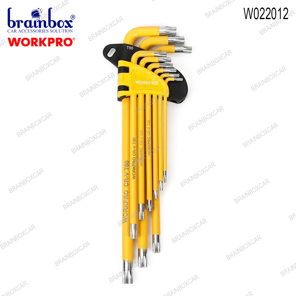 Jual Workpro W022012 9PCS Long Arm Torx Hex Key Set Kunci L Bintang ...