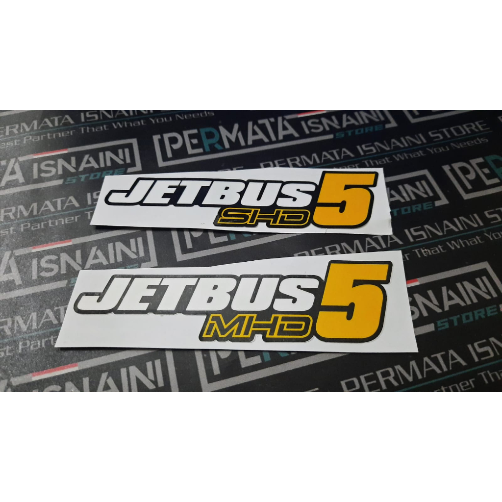 Jual Sticker Stiker Vinyl JETBUS 5 SHD Terbaru ala Bismania by PIS ...