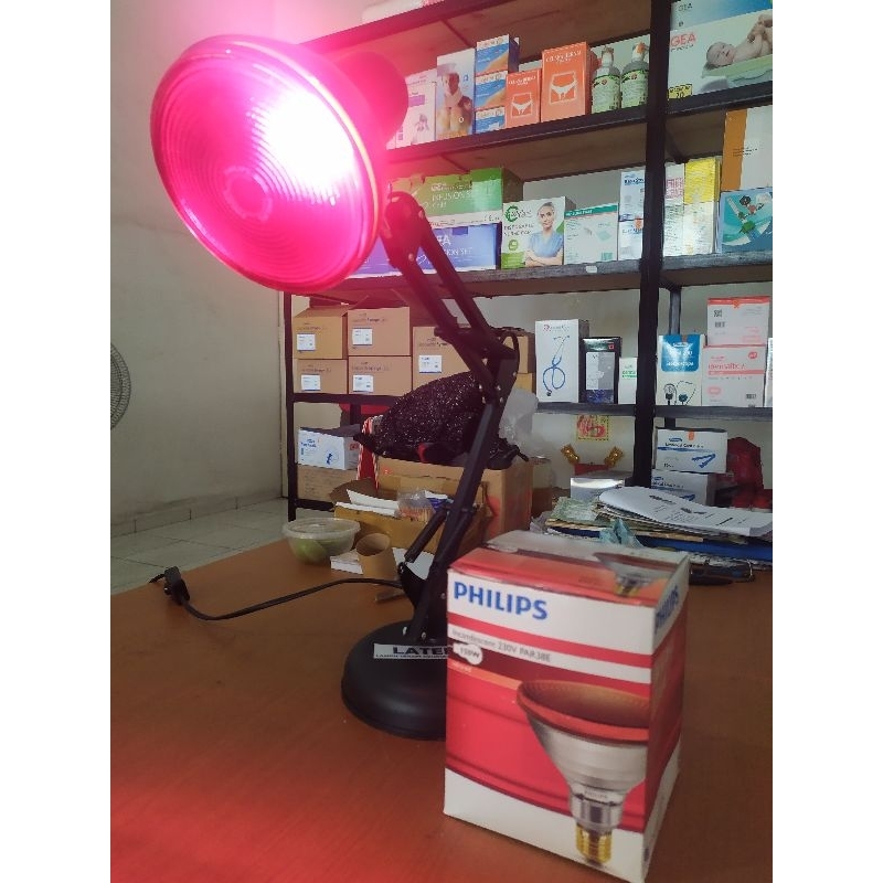 Jual Lampu Infrared Theraphi PHILIPS 150 WATT/ Bohlam Lampu Infrared ...
