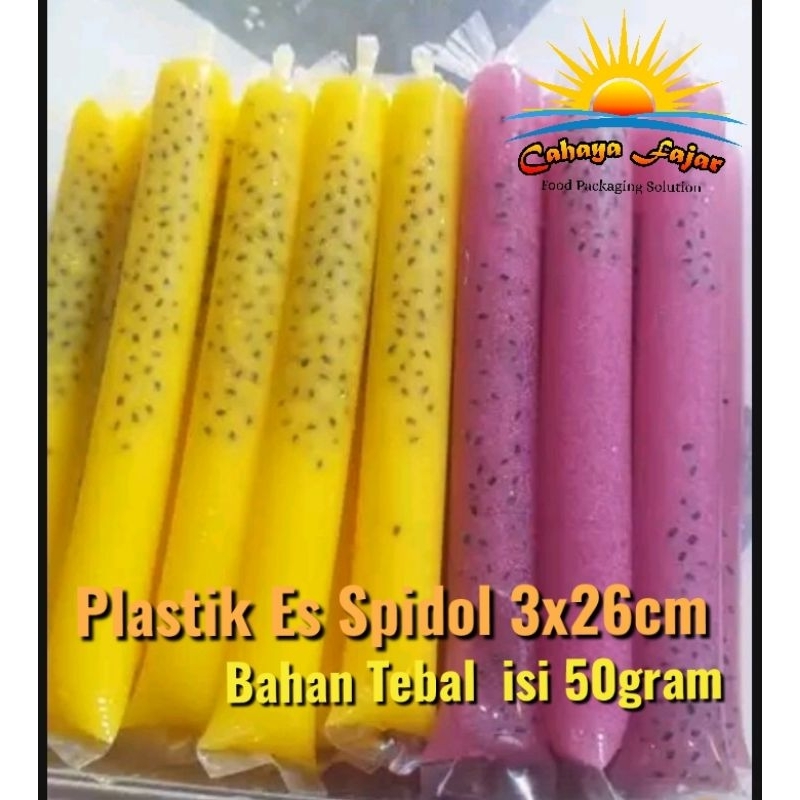Jual Plastik Es Spidol 3x26 Tebal Es Kero Es Lilin | Shopee Indonesia