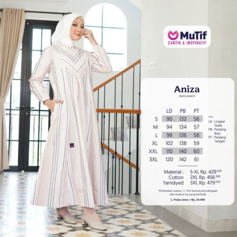 Jual Gamis Dewasa Mutif Aniza | Shopee Indonesia