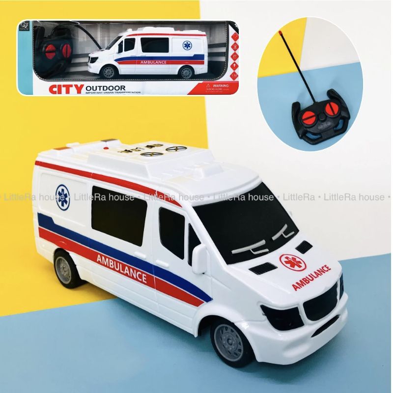 Jual Littlera : Remote Control Mobil Ambulance | Remote Kontrol RC ...