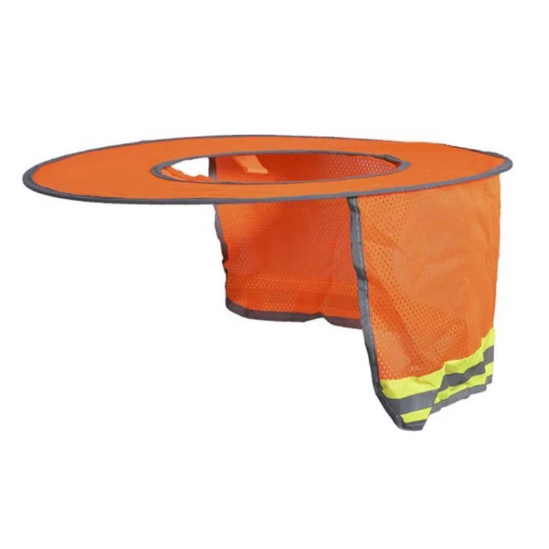 Jual Construction Helmet Highly Reflective Safety Strip Sun Shade Helm ...