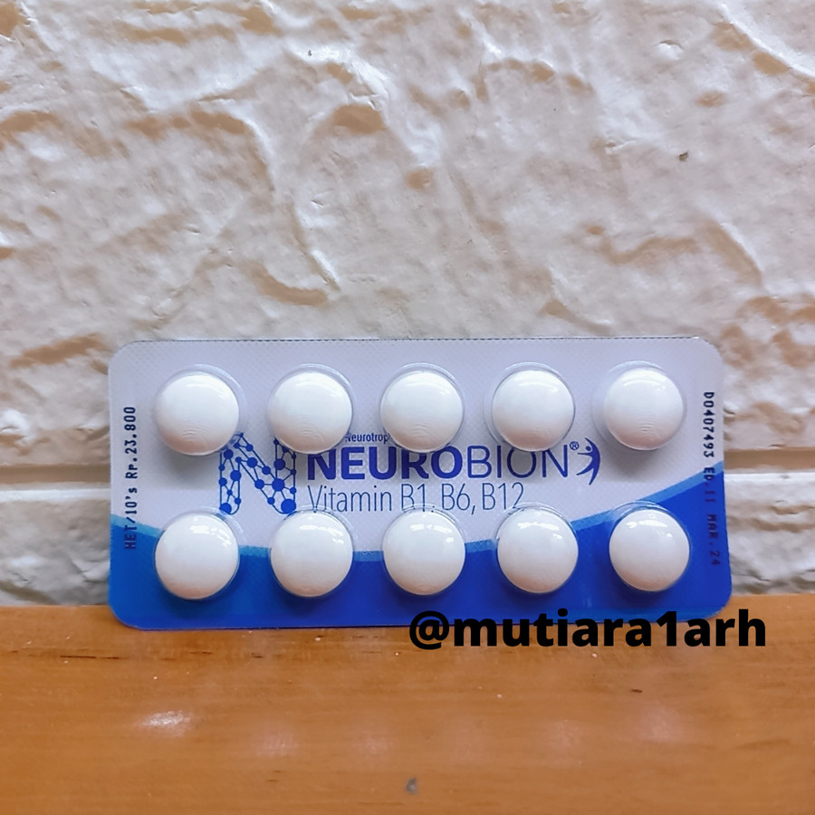 Jual NEUROBION PUTIH STRIP ISI 10 TABLET | Shopee Indonesia