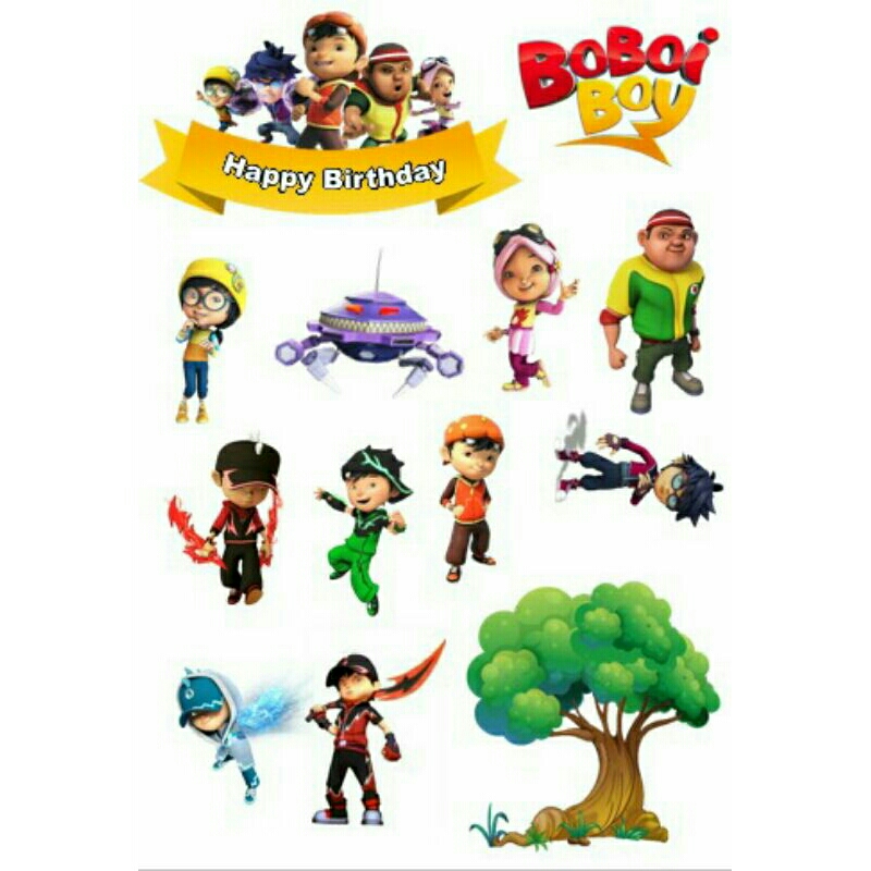 Jual Topper Cake Tema BOBOIBOY Custom | Shopee Indonesia
