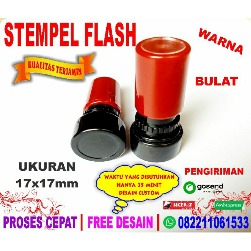 Jual STEMPEL FLASH WARNA OTOMATIS/STEMPEL DOKUMEN/STEMPEL LOGO/STEMPE ...