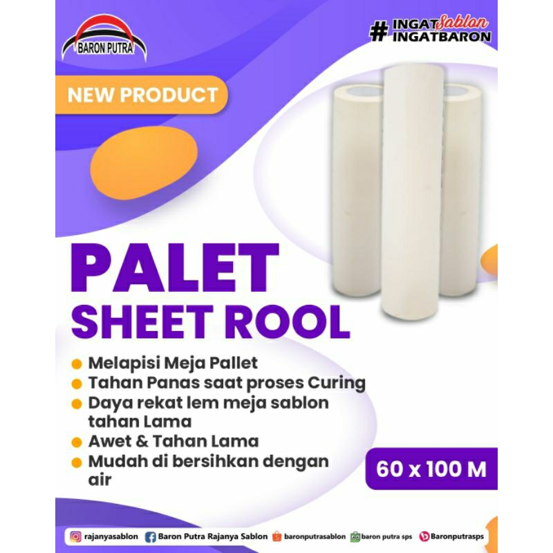Jual PALET SHEET 60cm ROLL 100m | Shopee Indonesia