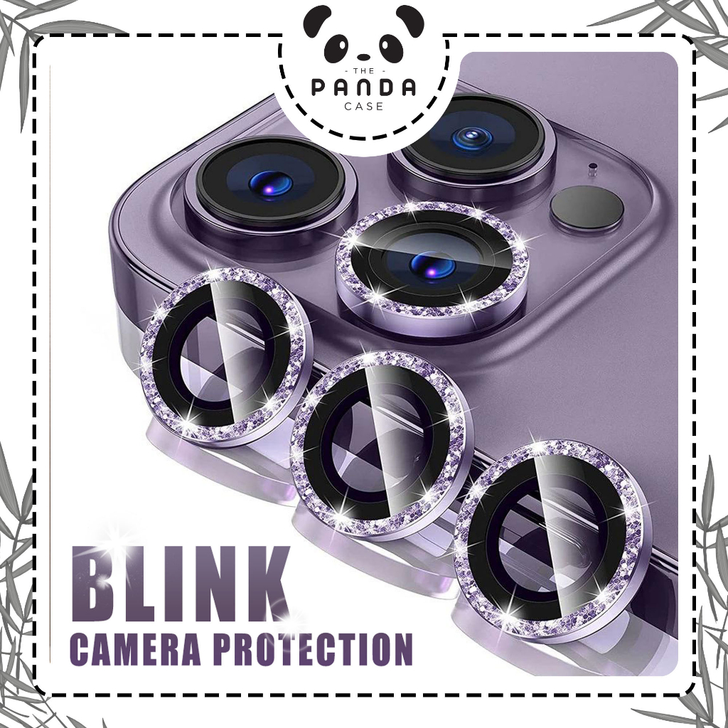 Jual [TPC] BLINK GLITTER RING Pelindung Kamera for iPhone 11 12 13 14 Mini Pro Plus Pro Max ...