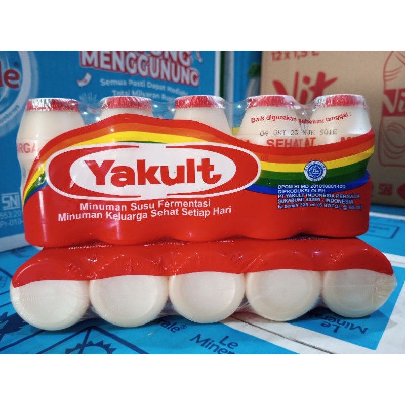 Jual Yakult 1 pack isi 5 botol / minuman susu fermentasi | Shopee Indonesia