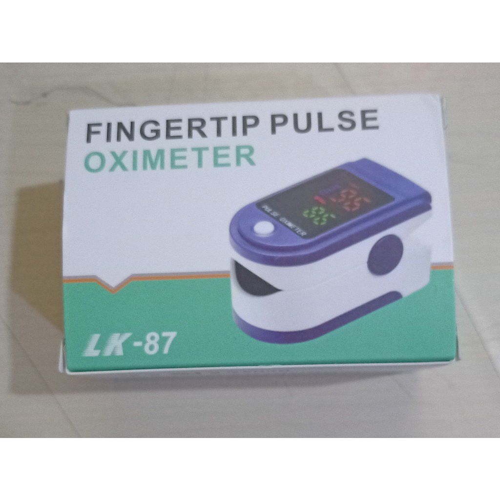 Jual Fingertip Pulse OXIMETER LK87 Green/Orange | Shopee Indonesia