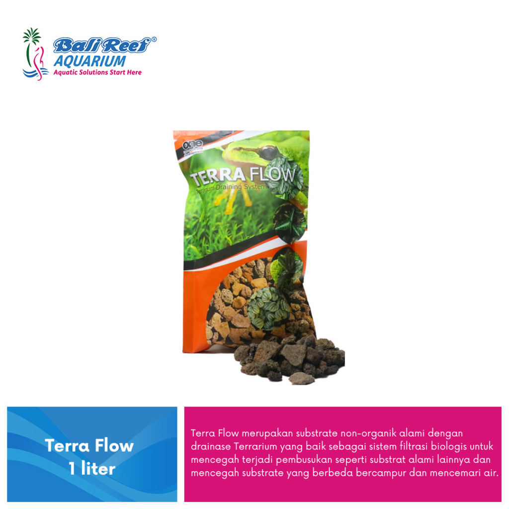 Jual Media Tanam Terrarium Paludarium Terra Flow 1 Liter | Shopee Indonesia