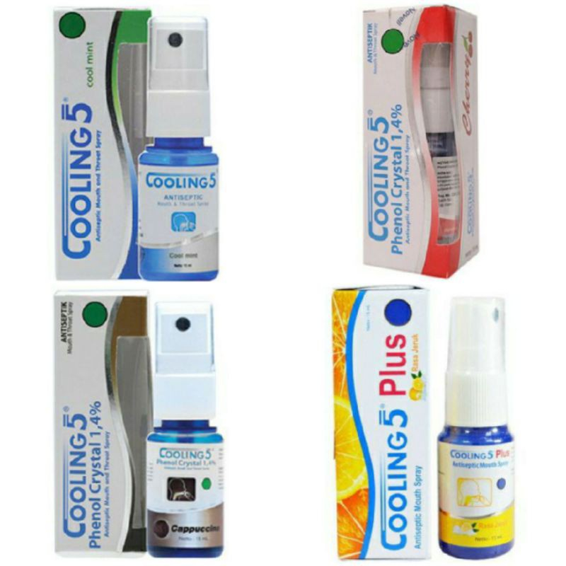 Jual Cooling 5 Plus Rasa Jeruk (15 ml) | Cooling 5 Spray Cool Mint (15 ...