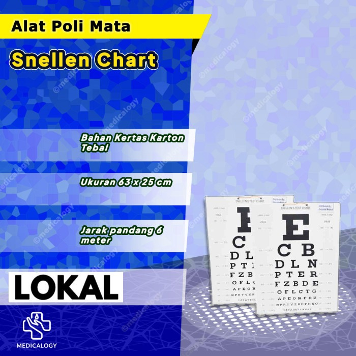 Jual Snellen Chart Lokal Manual Tes Mata | Shopee Indonesia